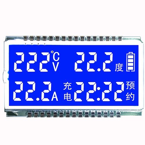 Custom 7 Segment LCD Display Module with Backlight