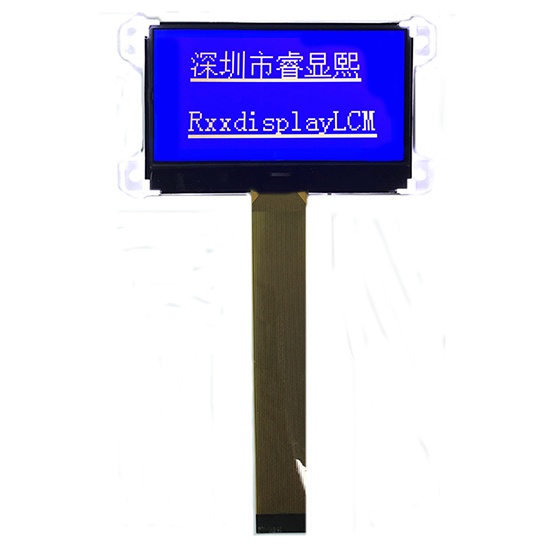 White on Blue 128x64 Graphic LCD
