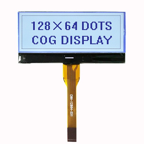 128x64 Monochrome LCD Display with White Backlight